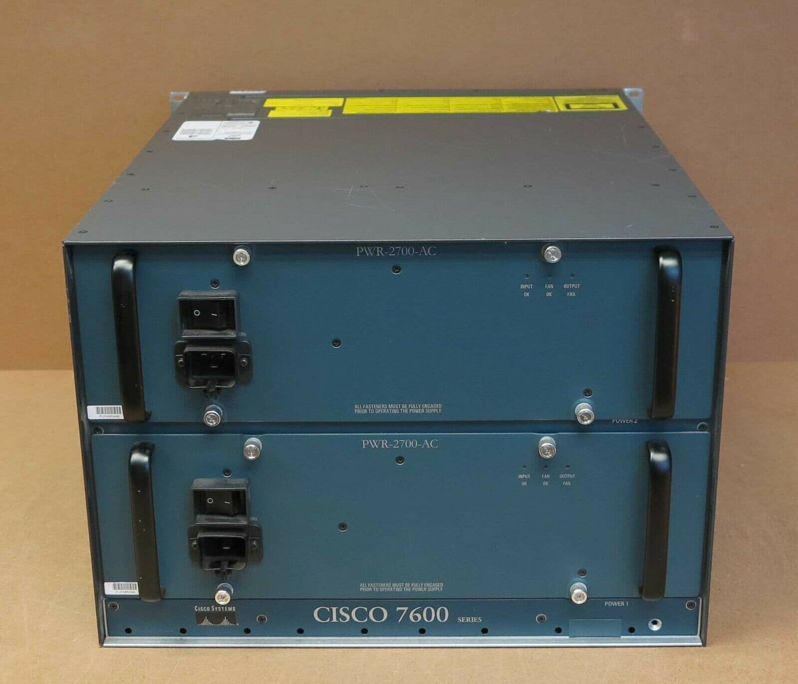 Cisco 7606 Router Chassis 7U 2x WS-X6148A-GE-TX 1x RSP720-3C-GE 2x ...