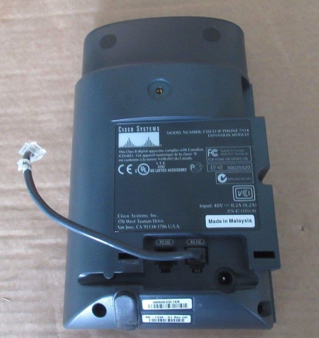Cisco 7900 CP-7914 Series IP Phone Expansion Module CP-7914 Black