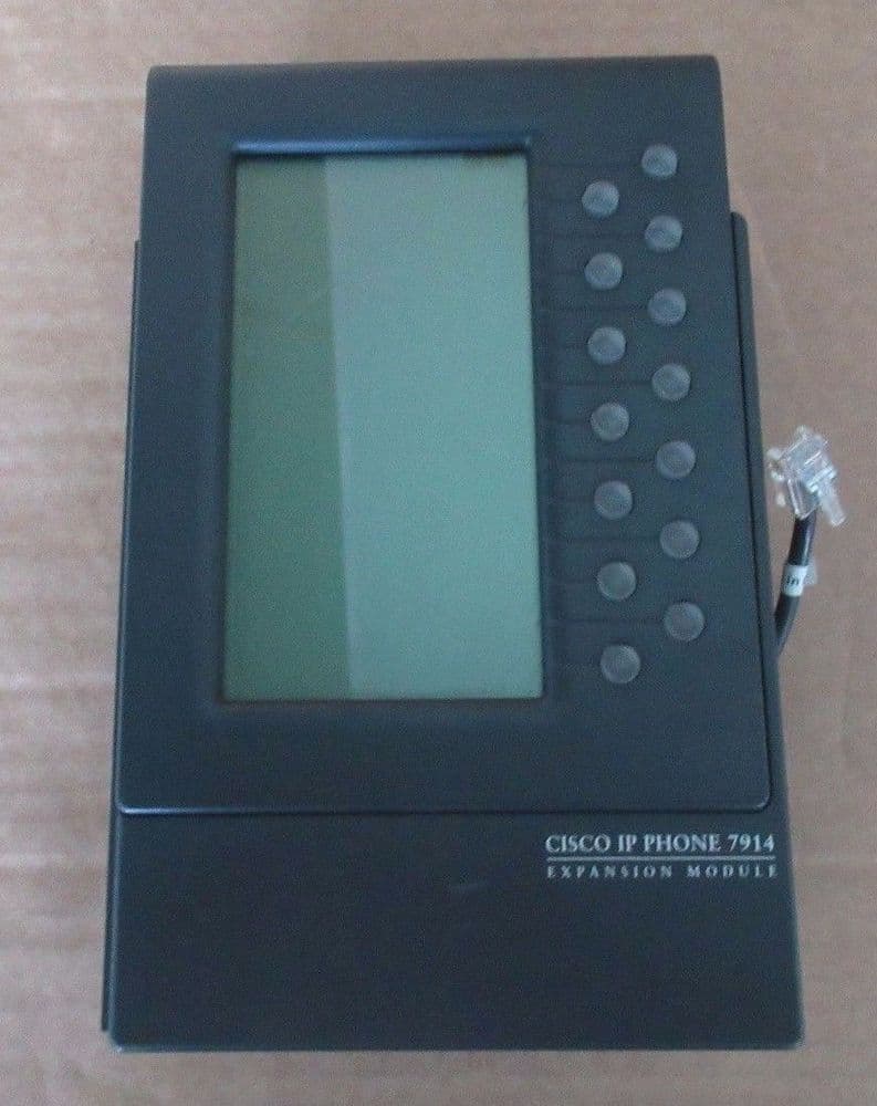 Cisco 7900 CP-7914 Series IP Phone Expansion Module CP-7914 Black