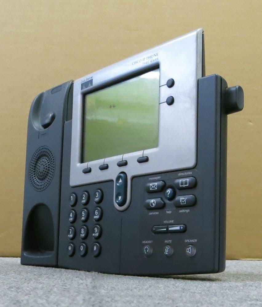 Cisco 7940G CP-7940G VoIP IP Display Telephone Phone Business Desktop ...