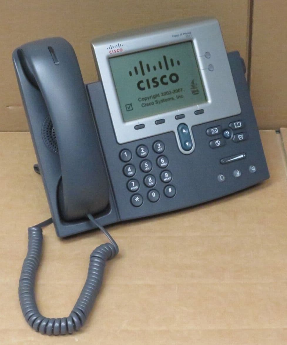 Cisco 7941G CP-7941G VoIP IP Display PoE Telephone Business Phone Handset