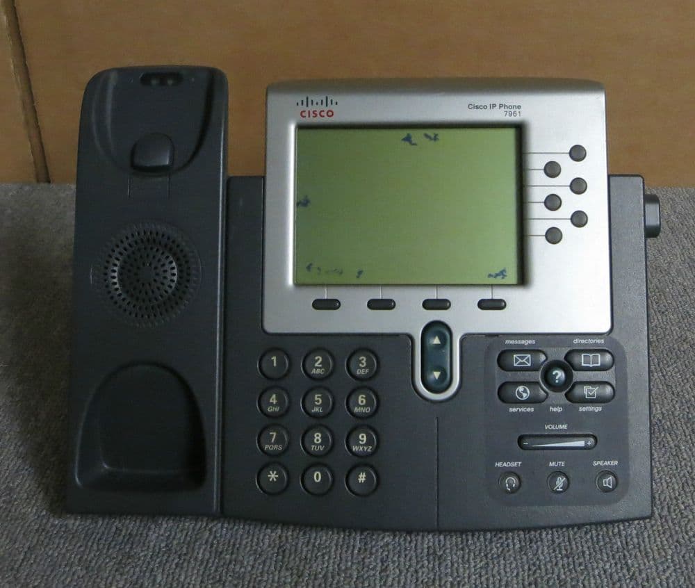 Cisco 7961G CP-7961G VoIP IP Business Desktop Display Telephone Phone Stand