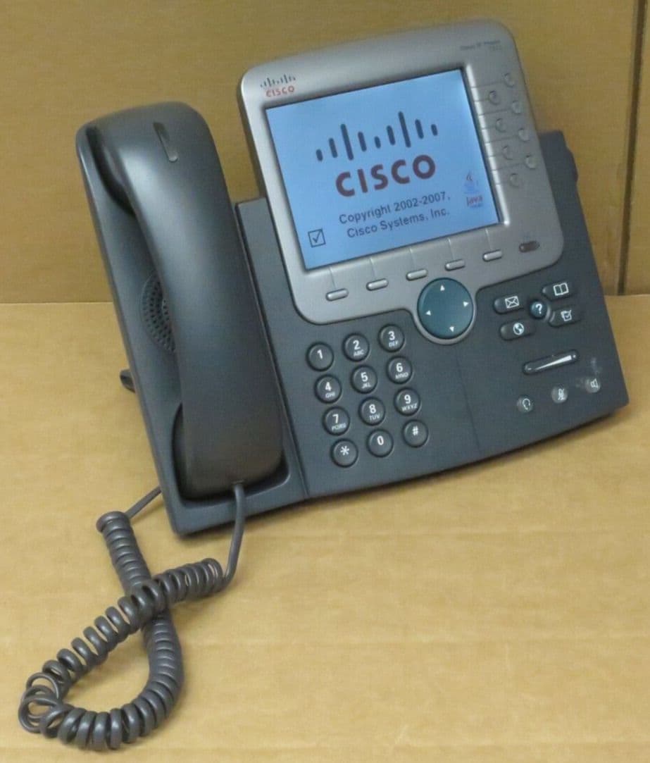 Cisco 7971G-GE CP-7971G-GE VoIP IP Colour Display PoE Business Phone ...