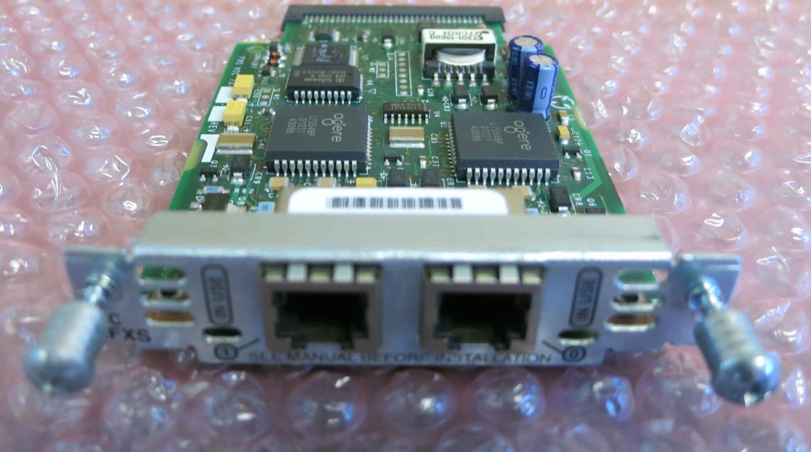 Cisco 800-02493-04A1 2-Port Foreign Exchange Voice Interface Card VIC-2FXS