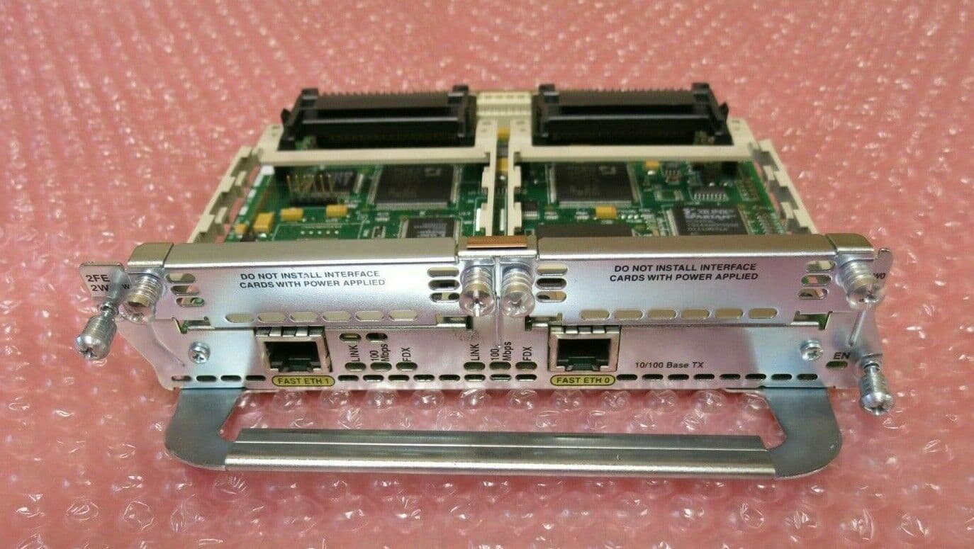 Cisco 800-04797-01E0 NM-2FE2W Dual-Port Fast Ethernet Network Module