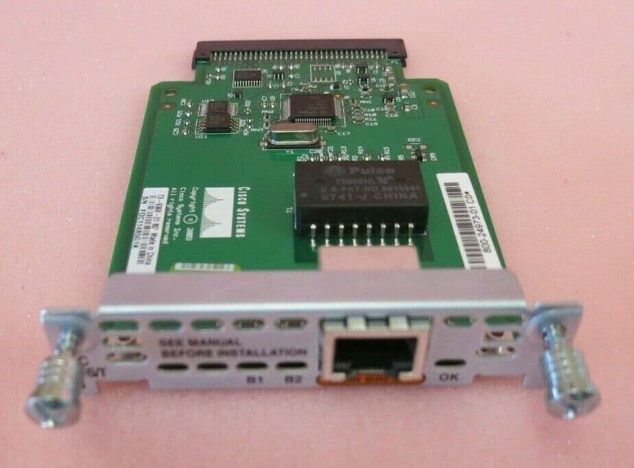 Cisco 800-24973-01 73-9368-01 Single-Port ISDN WAN Interface Module Card