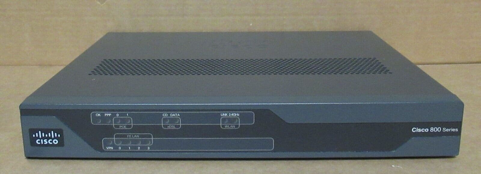 Cisco 800 Series C887VA-W-E-K9 880VAW ISR Integrated Services Router 1U