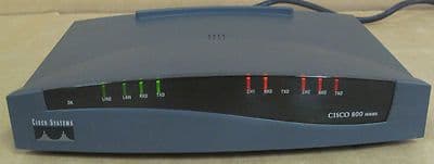 Cisco 801 ISDN Ethernet Wired Network Router Cisco 800 Series