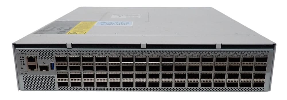 Cisco 8102-64H-O 8100 Series 64x 100GbE QSFP28 F2B 2U Router No OS