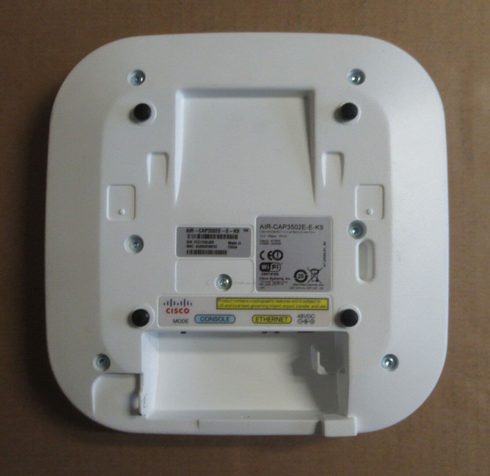 Cisco Aironet 3502e Wireless-N Access Point 1000Mbps AIR-CAP3502E-E-K9 V02