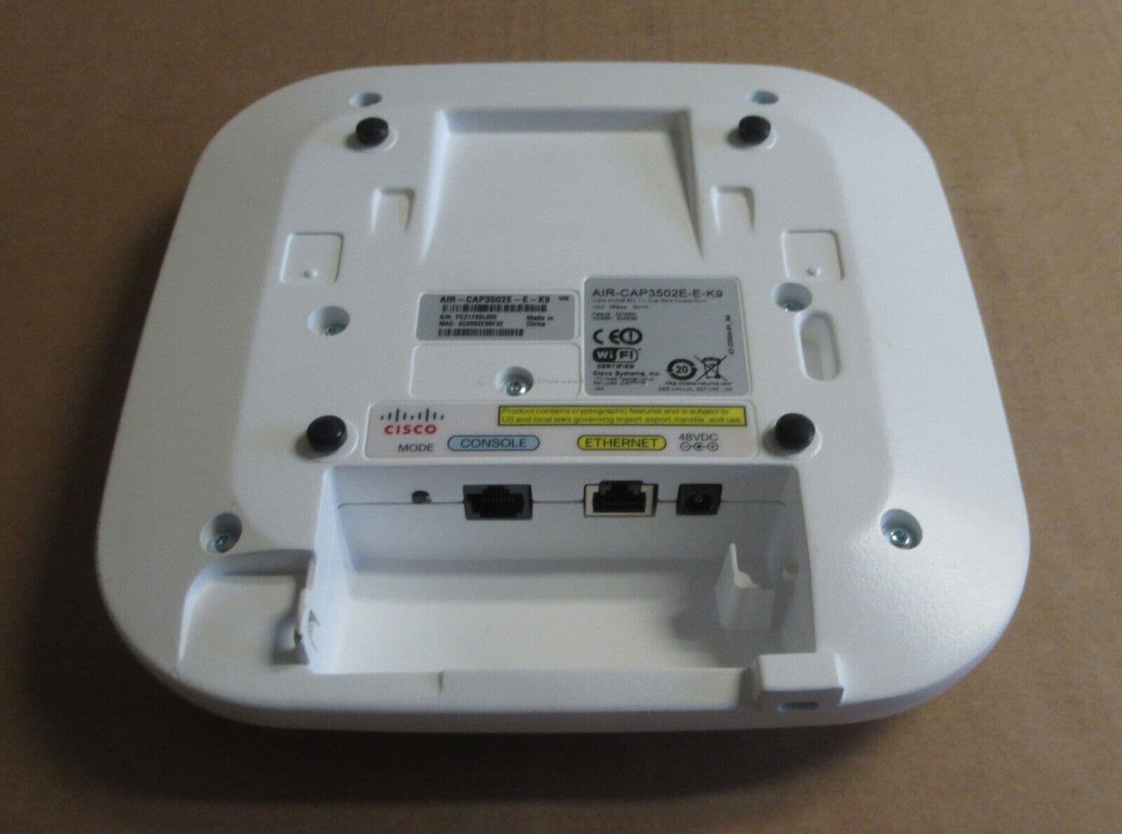 Cisco Aironet 3502e Wireless-N Access Point 1000Mbps AIR-CAP3502E-E-K9 V02
