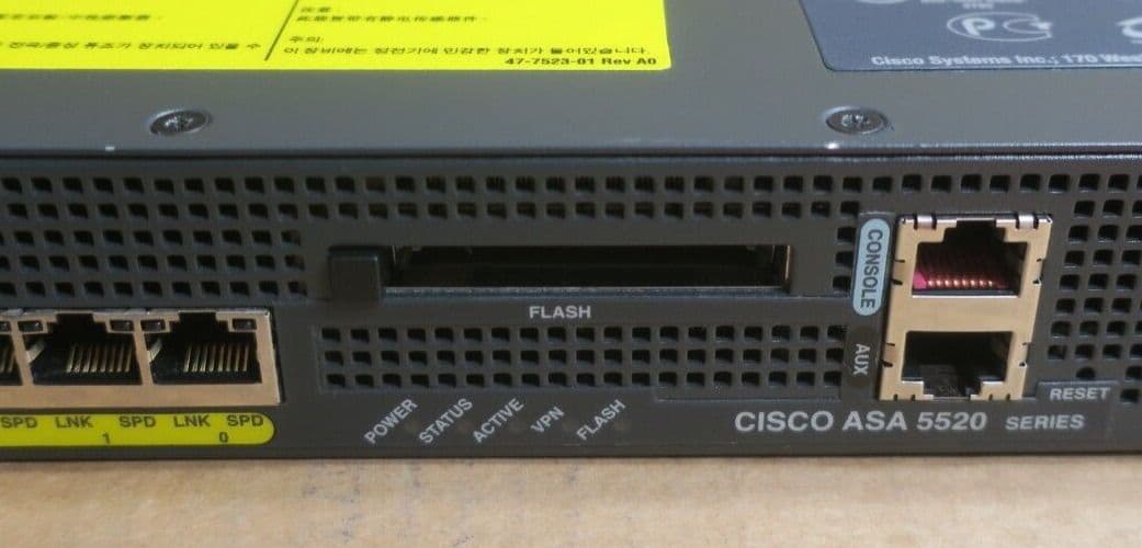 Cisco ASA5520 ASA5520-K8 Adaptive Security Appliance VPN Plus License ...