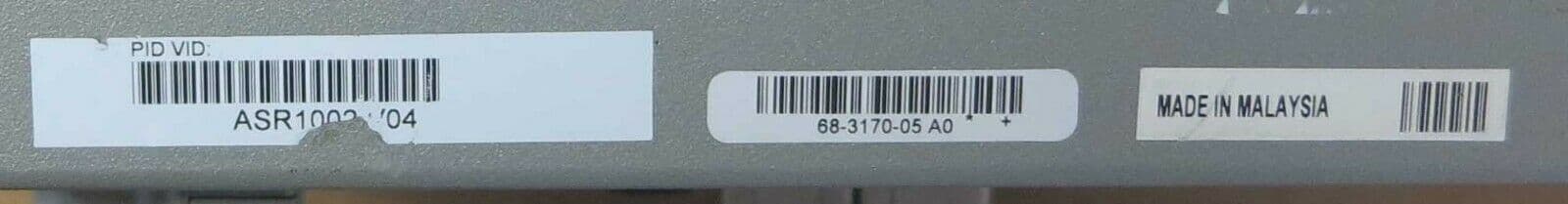 Cisco ASR 1002 Aggregation Services Router Managed Rackmount 2U Dual PSU