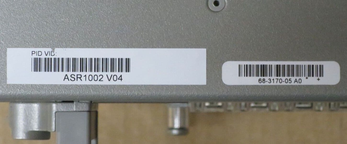 Cisco ASR1002 ASR 1002 Aggregation Services Router Chassis 2U 4-Port ...