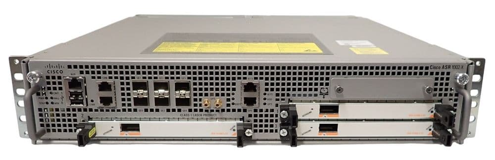 Cisco ASR1002-X 2U Aggregation Service Router ADV ENT TPUT20G 3x SPA ...