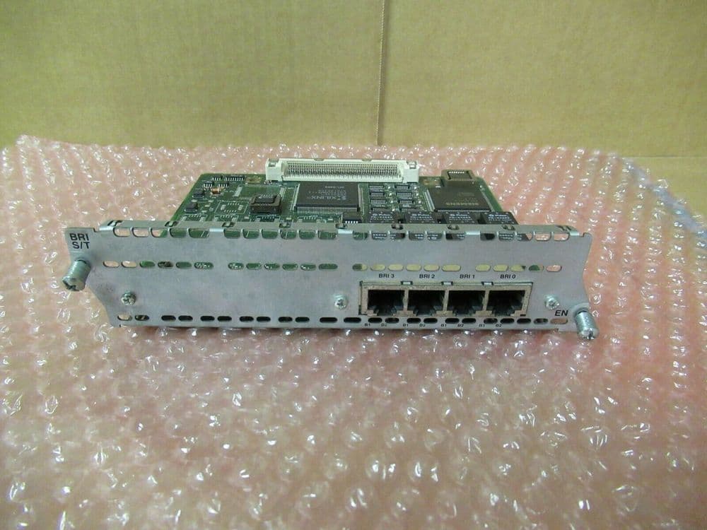 Cisco BRI S/T ISDN 4 Port BRI Expansion Module Card WAN Interface Card