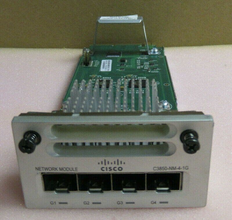 Cisco C3850-NM-4-1G Network Module 4x1Gb Ports Catalyst 3850 Series Switches