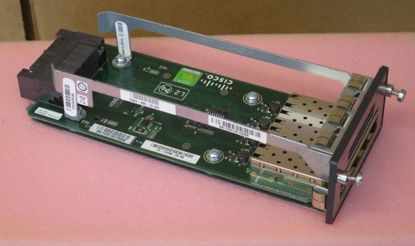 Cisco C3KX-NM-1G CAT3K-X 4-port GbE SFP Network Module