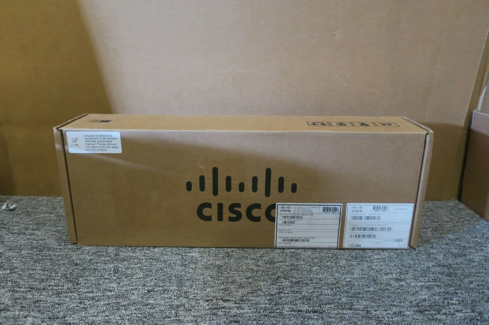Cisco C4KX-PWR-750AC-R 750W AC Power Supply for 4500-X Series Switches