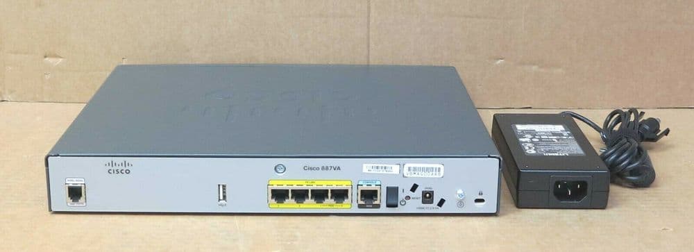 Cisco C887VA-K9 ISR VDSL2/ADSL2/2 Router Integrated Services Router ...
