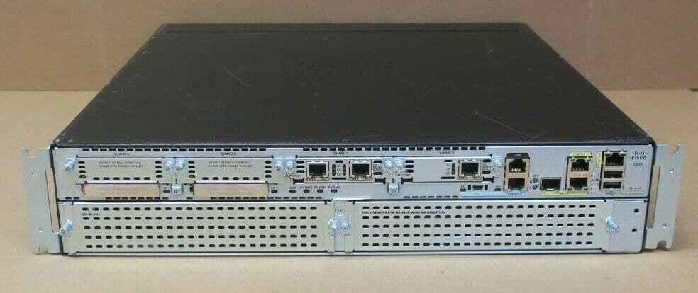Cisco Catalyst 2921/K9 2900 Router Voice Bundle C2921-CME-SRST/K9 Modules