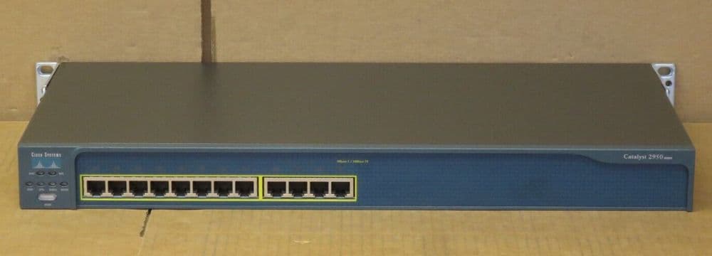 Cisco Catalyst 2950 WS-C2950-12 12-Port 10/100 Fast Ethernet 1U Switch ...