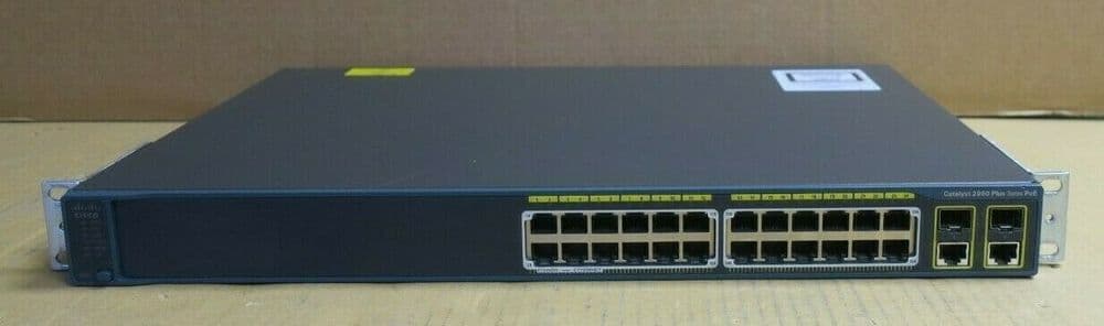 Cisco Catalyst 2960 Plus WS-C2960 24PC-L 24-Port 10/100 PoE 2x T/SFP Switch