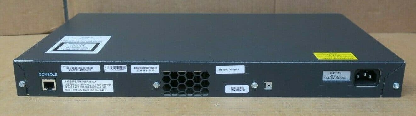 Cisco Catalyst 2960 Plus WS-C2960 48TC-S 48x 10/100 2x T/SFP Ports 1U ...