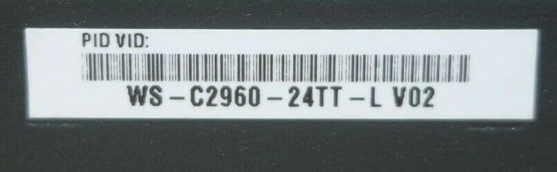 Cisco Catalyst 2960 WS-C2960-24TT-L 24x Fast Ethernet 2x 1GbE Network ...