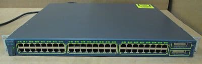 Cisco Catalyst 3550 48-Port Ethernet Switch Network Equipment WS-C3550 ...