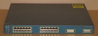 Cisco Catalyst 3550 WS-C3550-24-EMI 24-Port 2 GBIC Slot Fast Ethernet ...