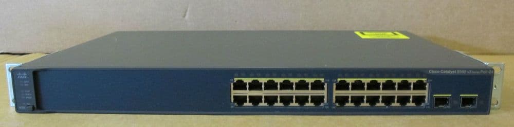 Cisco Catalyst 3560V2 WS-3560V2-24PS-E Switch 24 Port PoE 10/100 ports