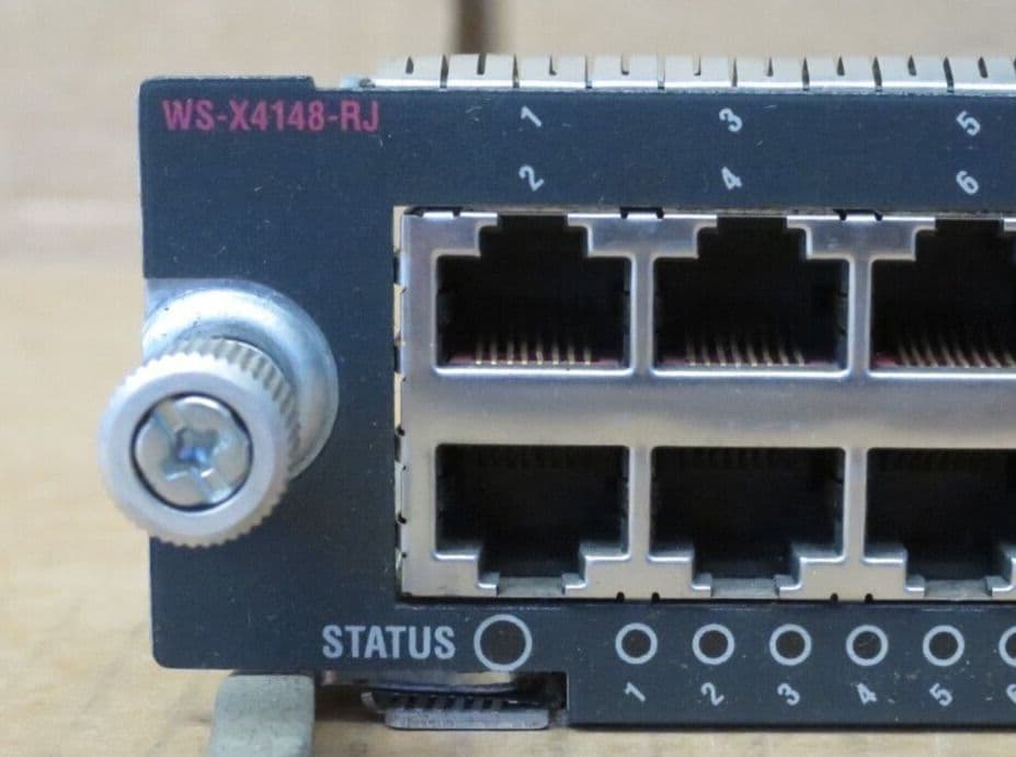 Cisco Catalyst 48 Port 10/100Base-TX Expansion Module WS-X4148-RJ 73 ...