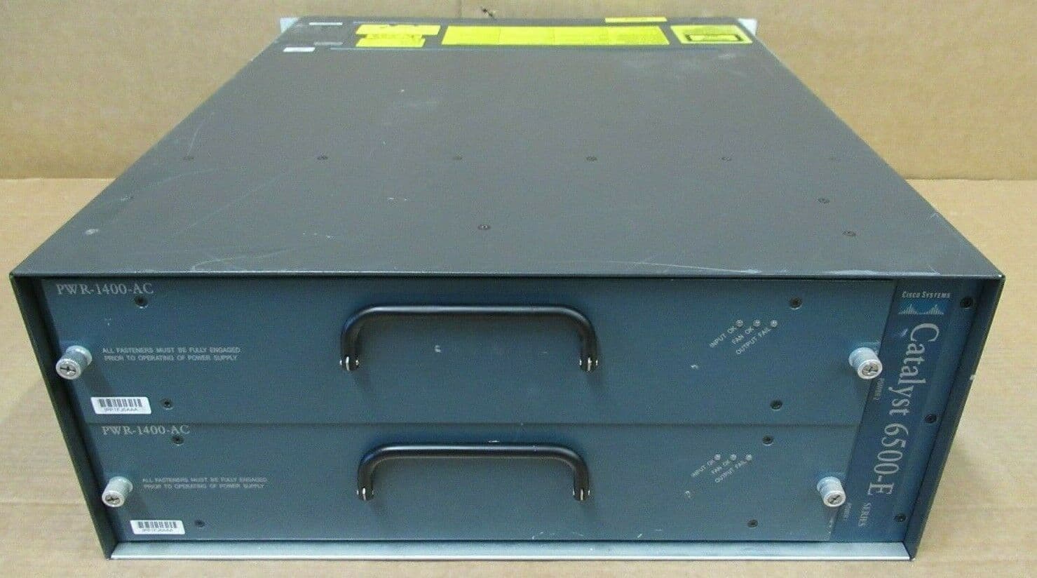 Cisco Catalyst 6500 Series WS-C6503-E 3-Slot Server Modular 2 x PWR-1400-AC