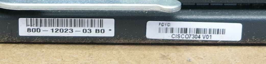 Cisco Catalyst 7304 Series 4-Slot Router Chassis 1x C7304-NPE-G100 2x ...