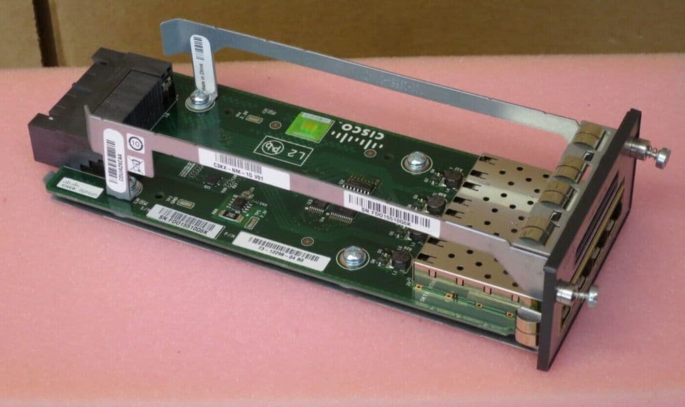 Cisco Catalyst C3KX-NM-1G CAT3K-X Quad Port GbE SFP Network Module 73 ...