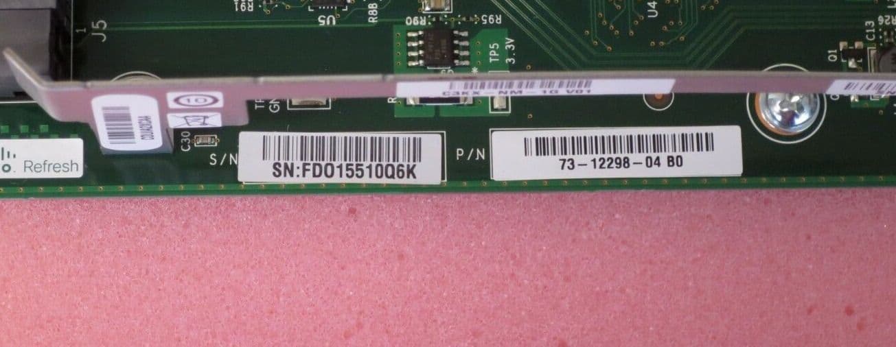 Cisco Catalyst C3KX-NM-1G CAT3K-X Quad Port GbE SFP Network Module 73 ...