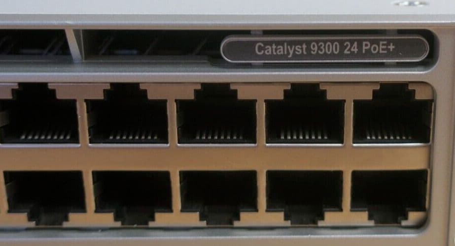 Cisco Catalyst C9300-24P-A 9300 24x Gigabit Ethernet PoE L3 1U Managed ...