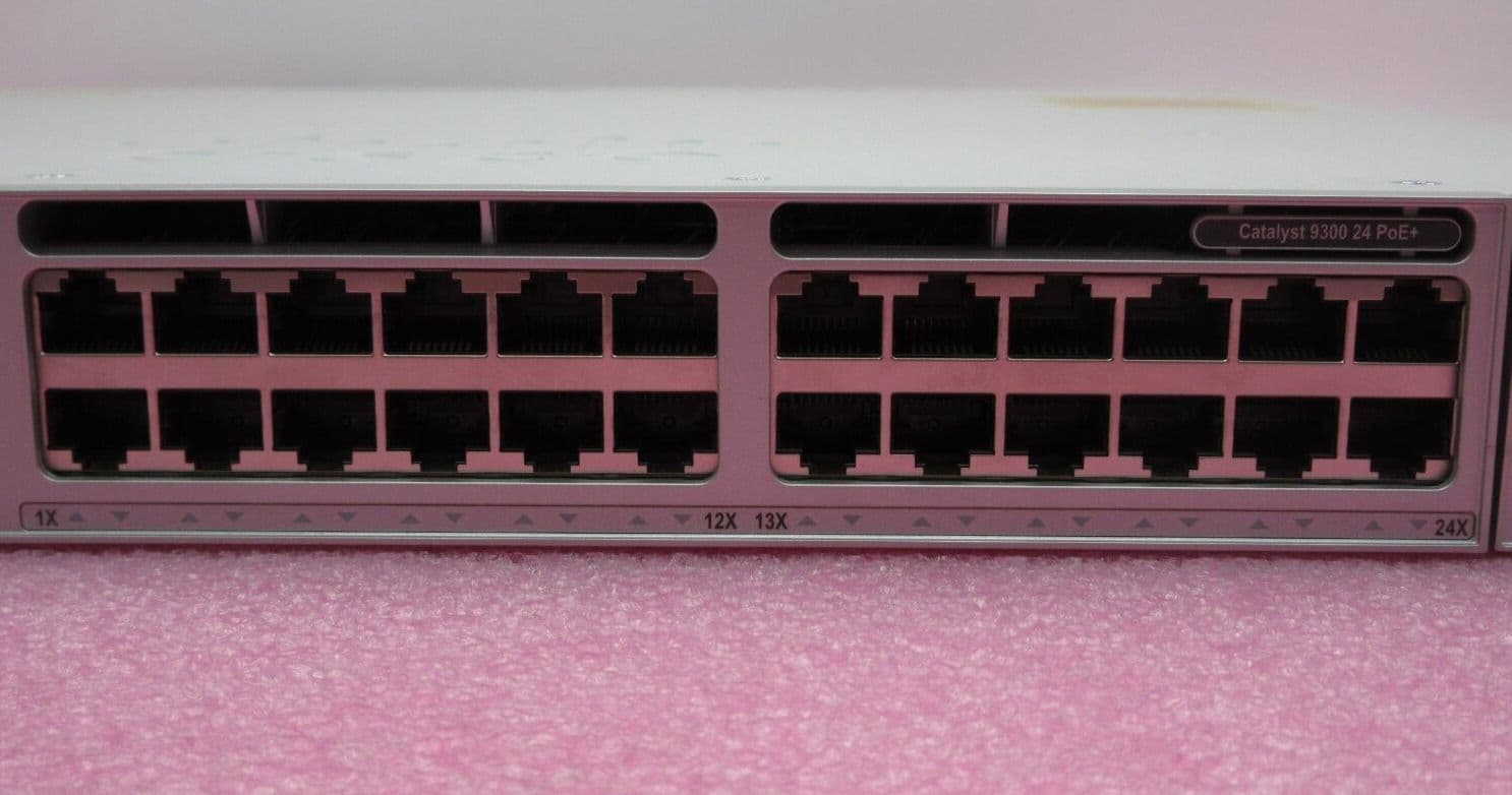 Cisco Catalyst C9300-24P-A 9300 24x Gigabit PoE 8x 10G SFP L3 1U ...