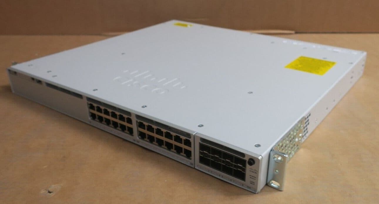 Cisco Catalyst C9300-24PE- 24x 1GbE PoE Switch 8x 10GE SFP C9300-NM-8X ...