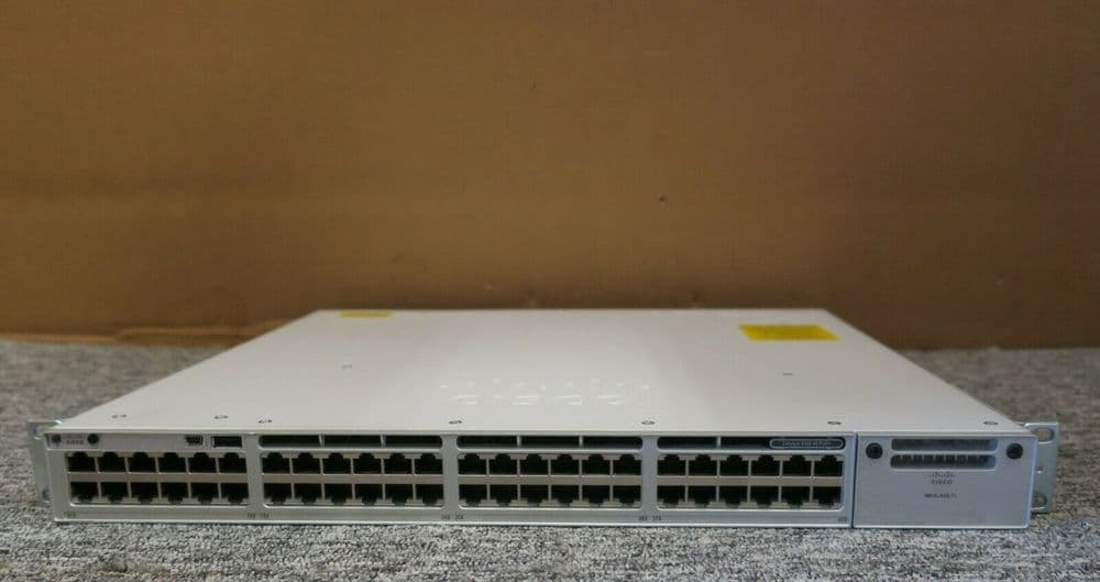 Cisco Catalyst C9300-48P-A 48 Port PoE L3 RJ45 Network Managed ...