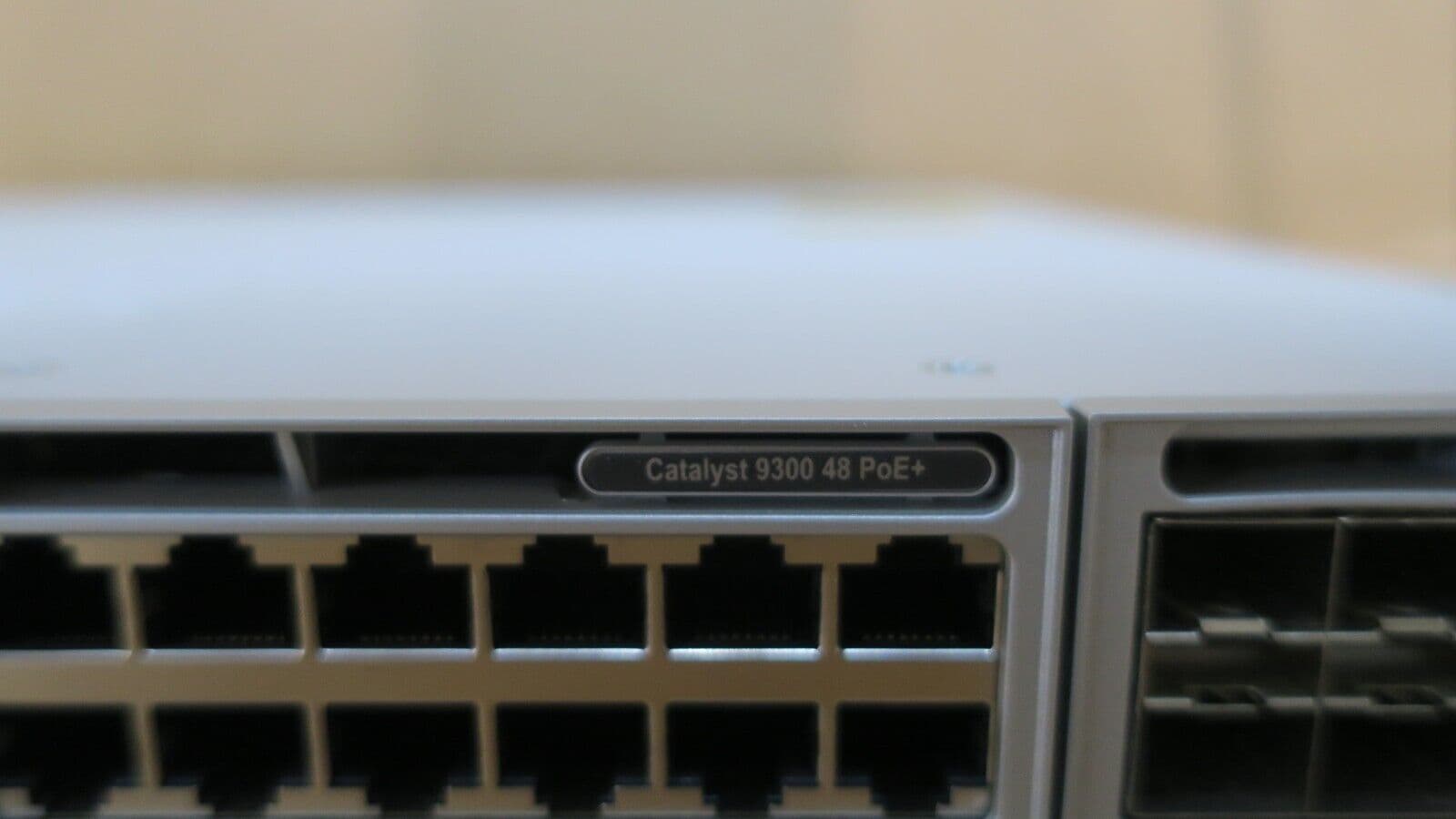 Cisco Catalyst C9300-48P-A 48 Port PoE L3 RJ45 Network Switch C9300-NM-8X