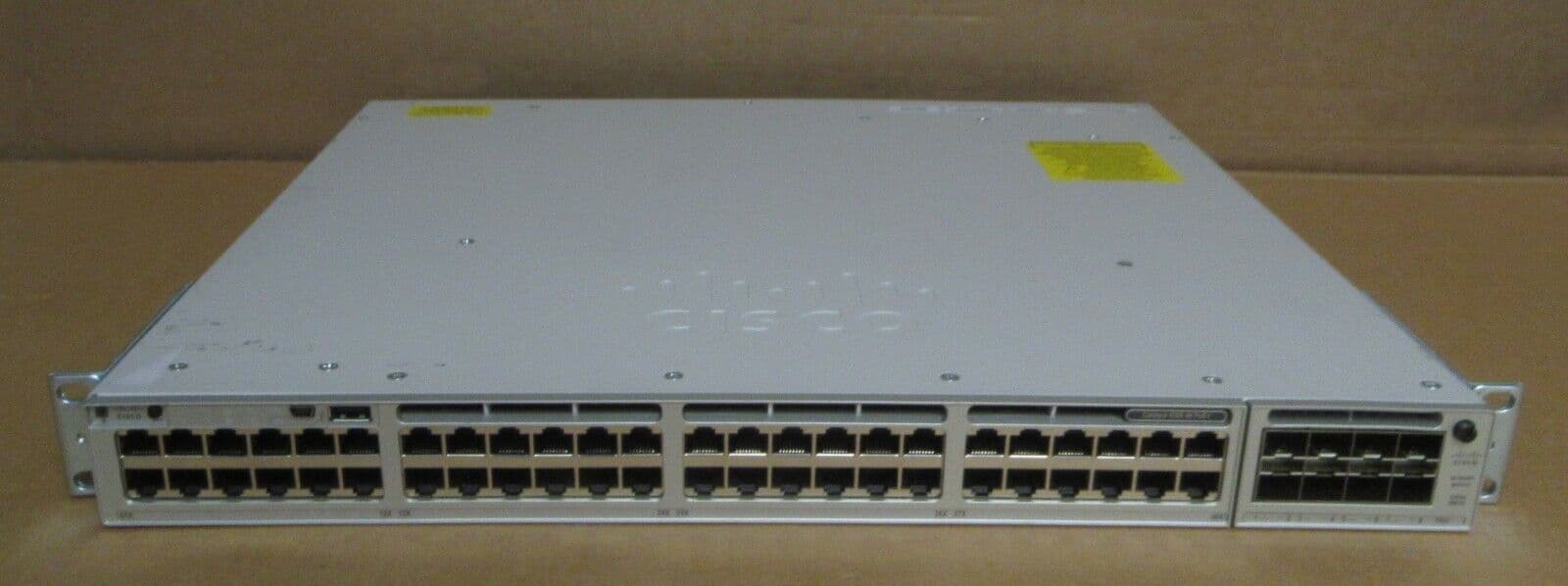 Cisco Catalyst C9300-48P-E 48-Port PoE L3 RJ-45 Network Switch C9300-NM-8X