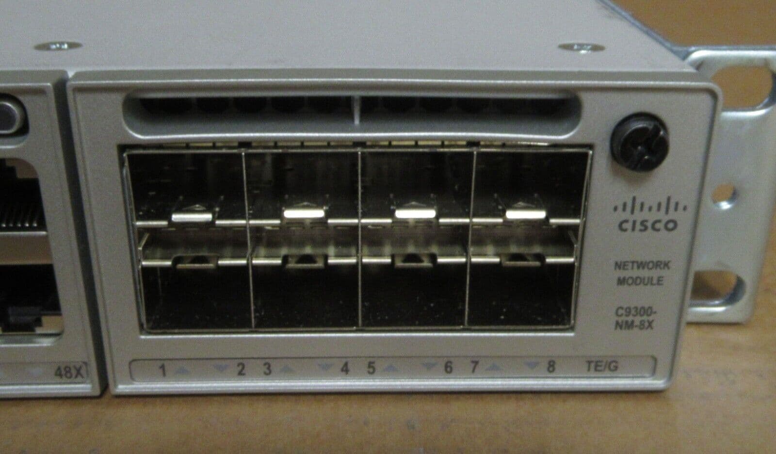 Cisco Catalyst C9300-48P-E 48-Port PoE L3 RJ-45 Network Switch C9300-NM-8X