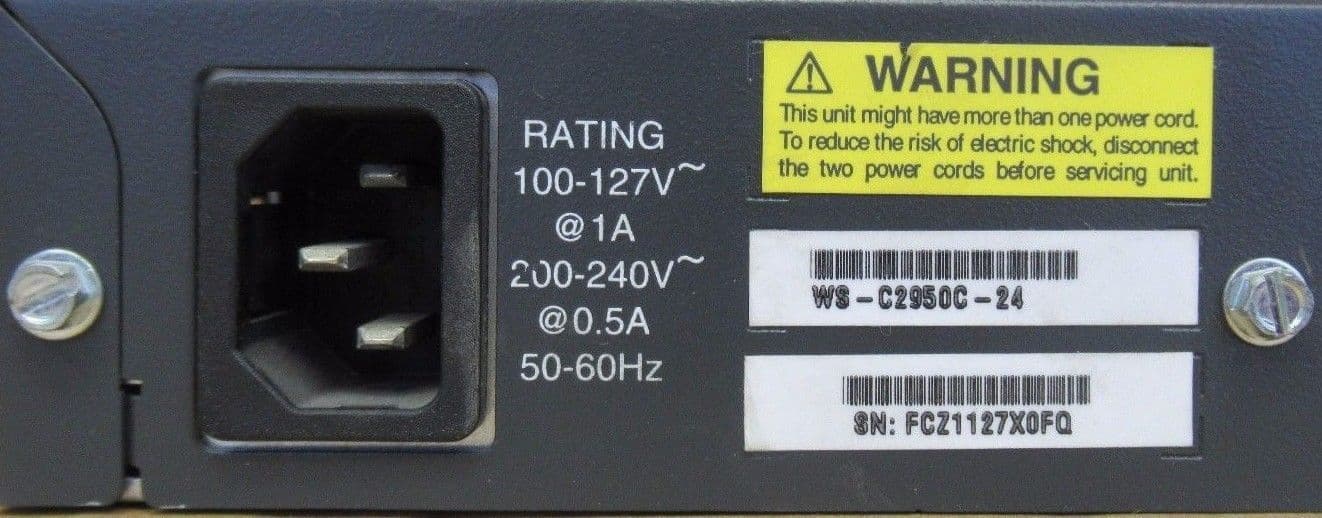 Cisco Catalyst Ws C2950c 24 24x 10100 2x 100basefx Managed Fast