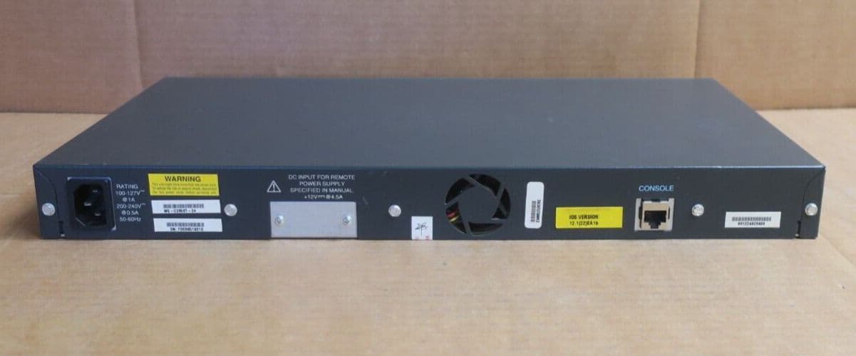 Cisco Catalyst WS-C2950T-24 24x 10/100 RJ45 2x 1GbE RJ45 Port Network ...