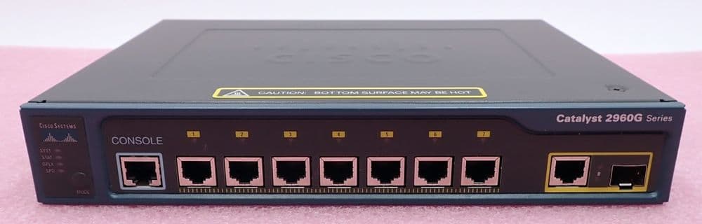 Cisco Catalyst WS-C2960G-8TC-L 7-Port Gigabit 1 Dual Purpose Port ...