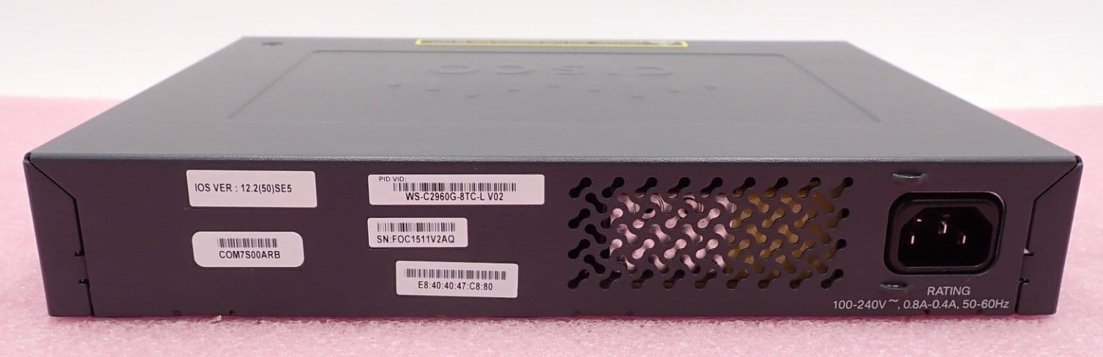 Cisco Catalyst WS-C2960G-8TC-L 7-Port Gigabit 1 Dual Purpose Port ...