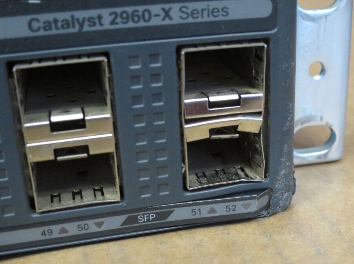 Cisco Catalyst WS-C2960X-48FPS-L 48-Port GigE 2x 1G Uplink PoE Ethernet ...