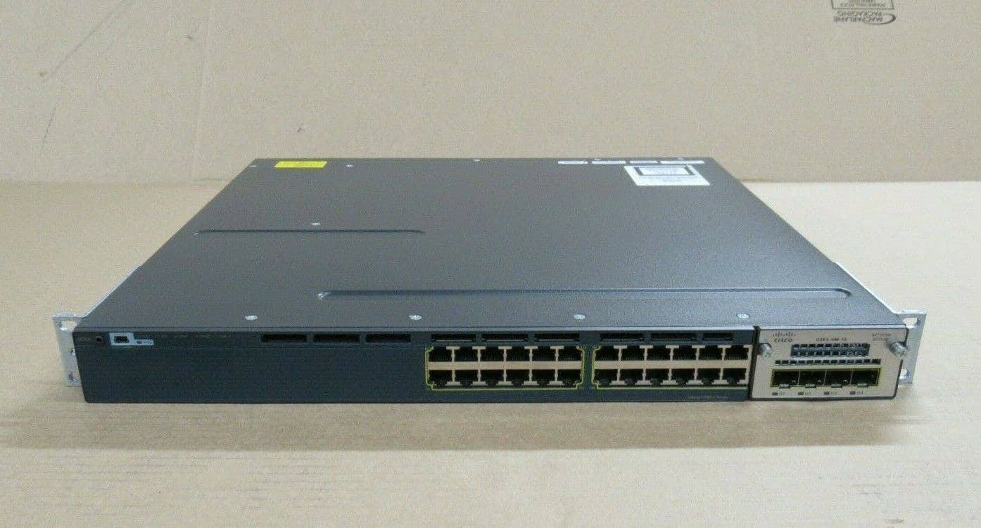 Cisco Catalyst WS-C3560X-24T-E 24x 10/100/1000 Ports 1U Switch C3KX-NM-1G